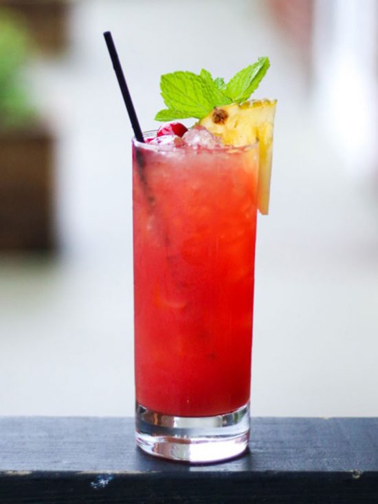 Pomegranate Green Tea Punch | The Alchemist